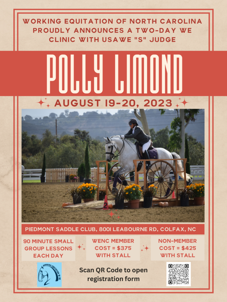 NC: Working Equitation Clinic with USAWE "S" Judge Polly Limond - USA ...